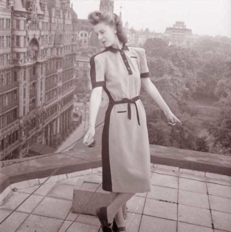 Vintage 1940s dresses - Styles, History Timeline - Blue 17 Vintage Clothing