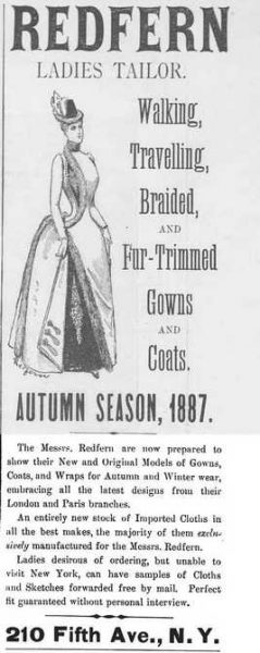 John Redfern Tailor 1820 – 1895 - Blue 17 Vintage Clothing