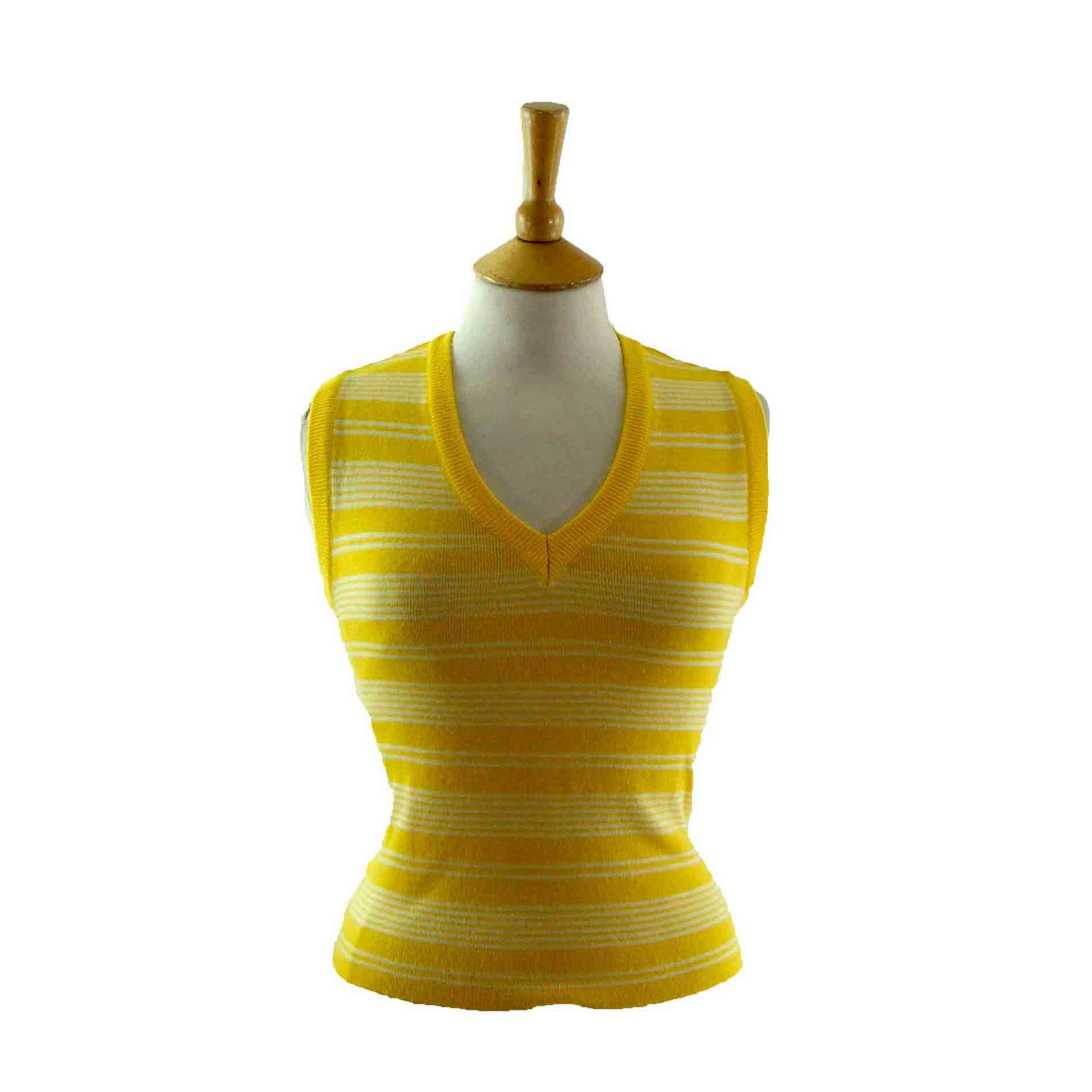 70s striped tank top - Vintage Clothing - Blue 17