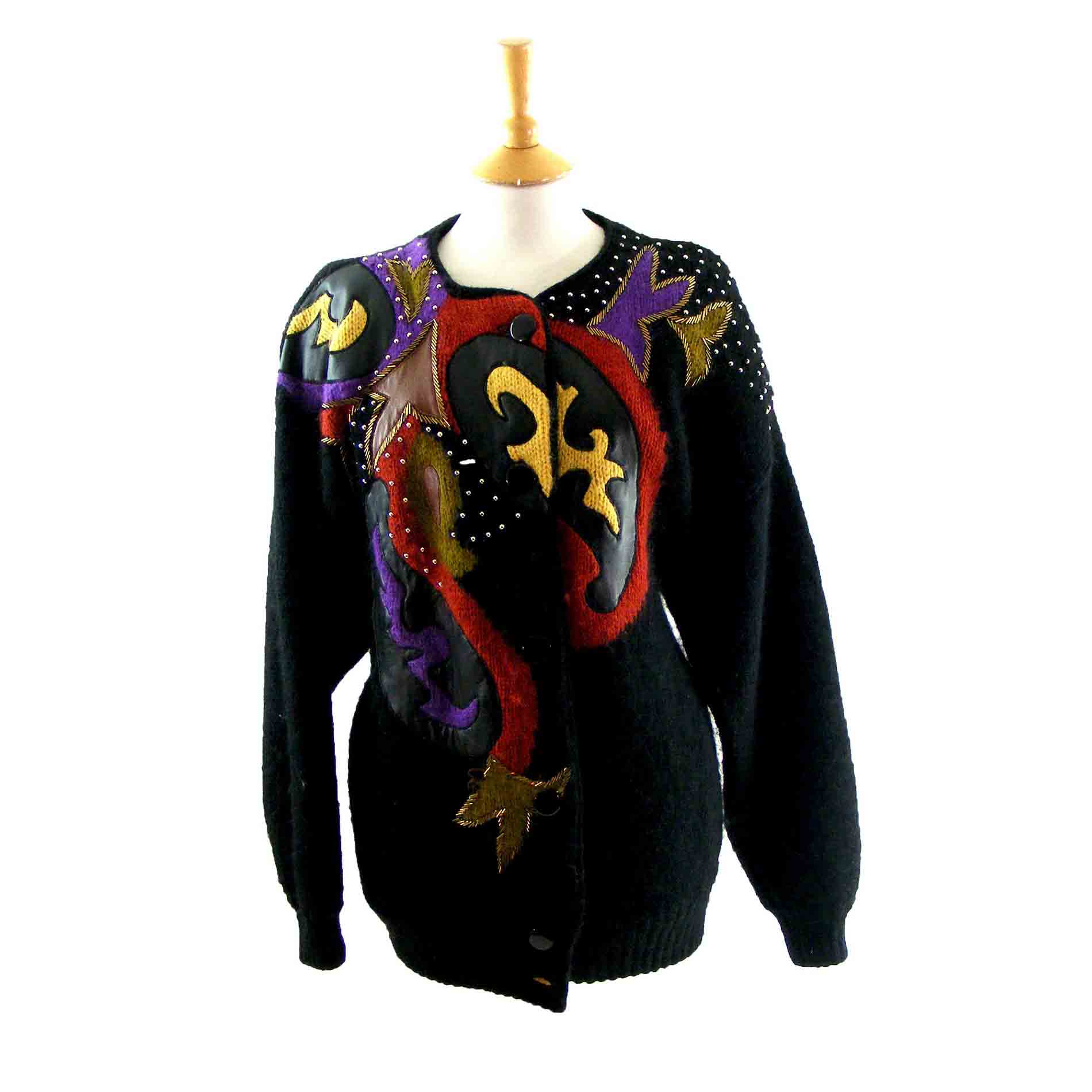 Womens 80s Sweaters - Blue17 Video - Blue 17 Vintage Clothing