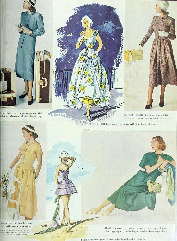 1940s fashion trends - The story of doing more with less - Blue 17 ...