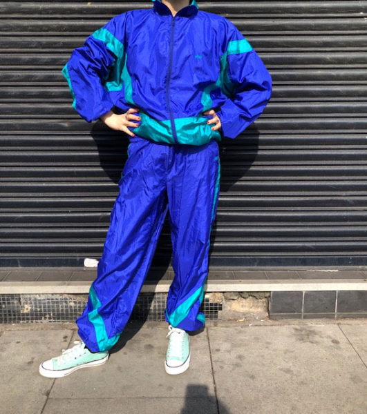 Nike Shell Suit for a party or everyday wear - Blue 17 Vintage Clothing
