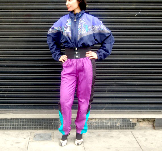 Shell suit 80s style to rock your next 80s costume party! - Blue 17 ...