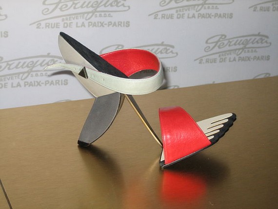 André Perugia - Amazing Shoe Designers Blue 17 Vintage Clothing