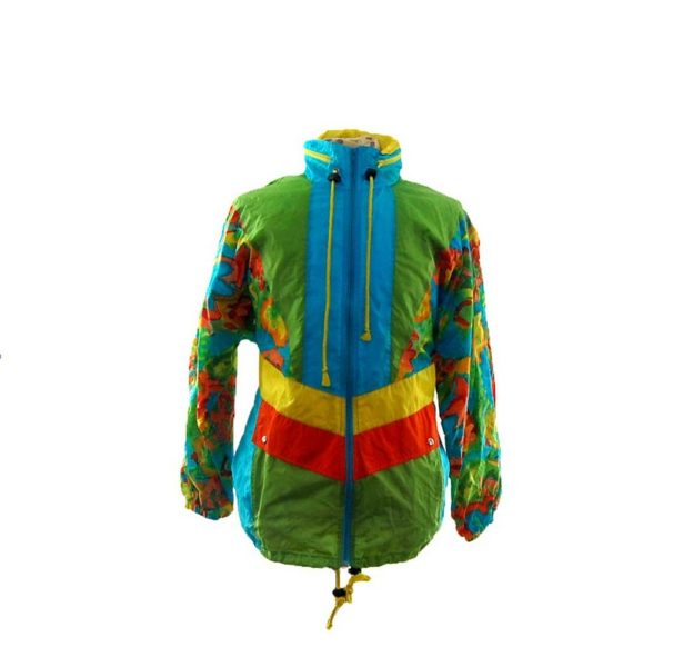 90s Windbreaker Jacket - UK M - Blue 17 Vintage Clothing