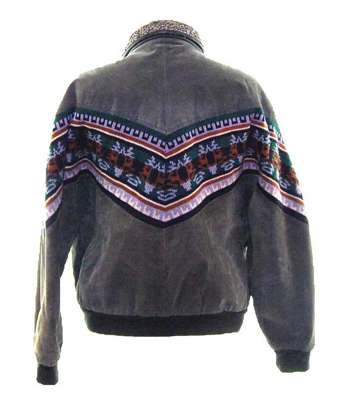 Aztec Jacket - Mens UK XL - Blue 17 Vintage Clothing