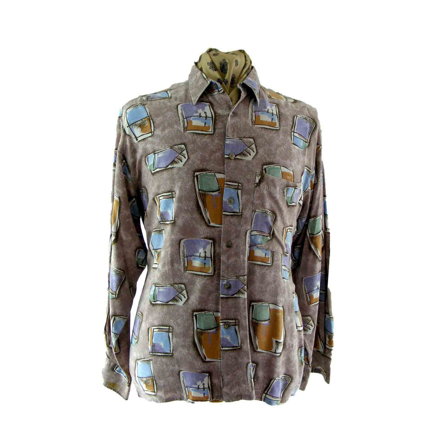 1980s Shirts | Vintage Mens 80s shirts, retro prints & patterns | Blue17