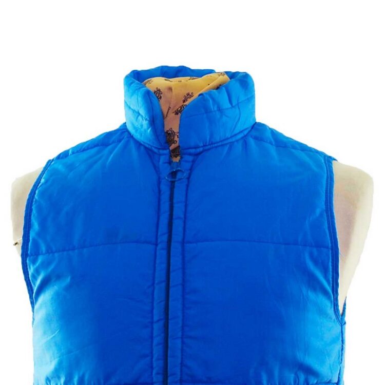 Redrock Blue Padded Vest - UK Size - Blue 17 Vintage Clothing