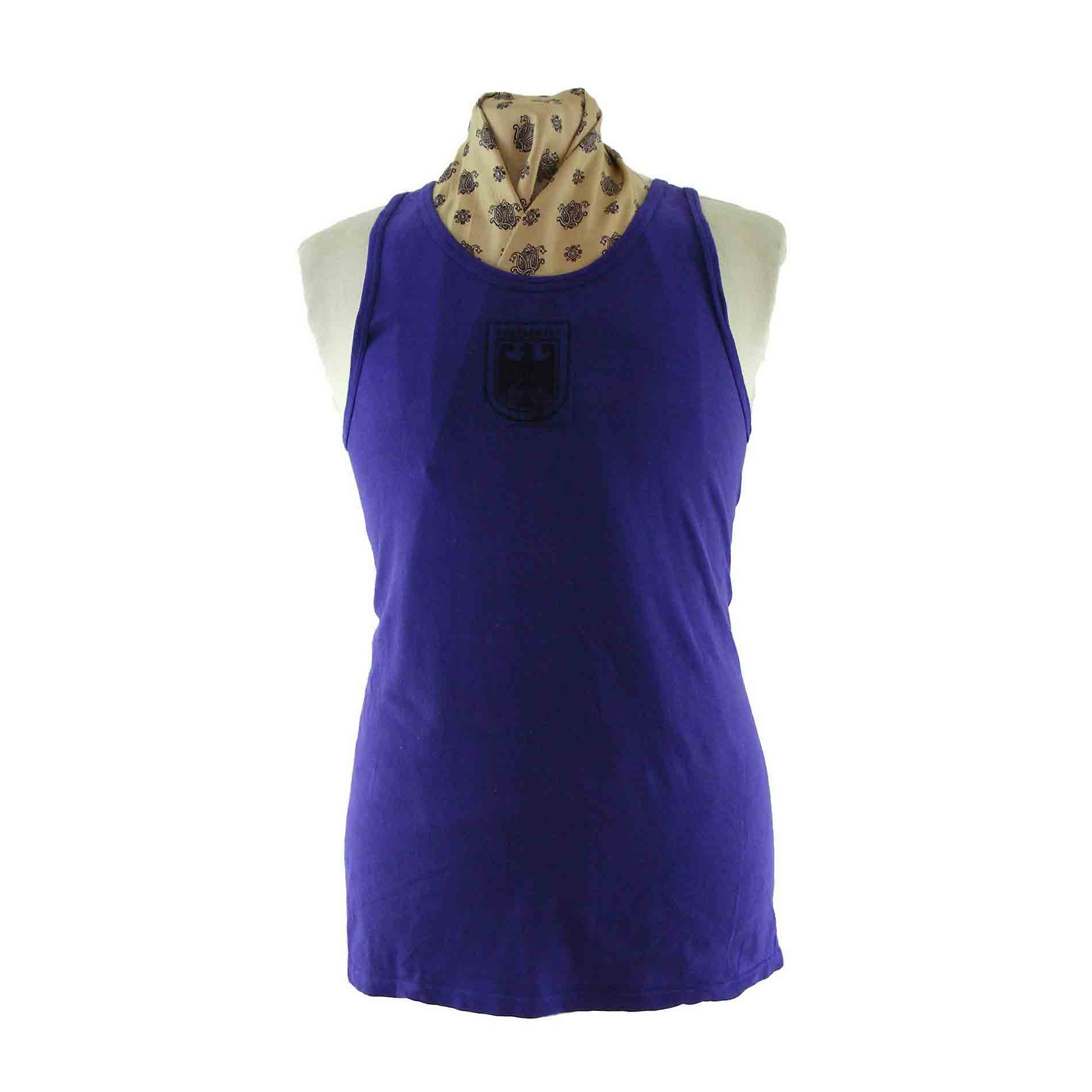 Purple German Army Vest - Blue 17 Vintage Clothing