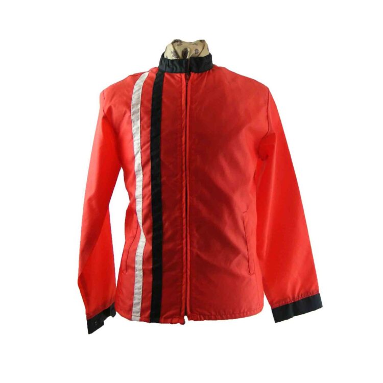 Red 80s racing jacket - Blue 17 Vintage Clothing