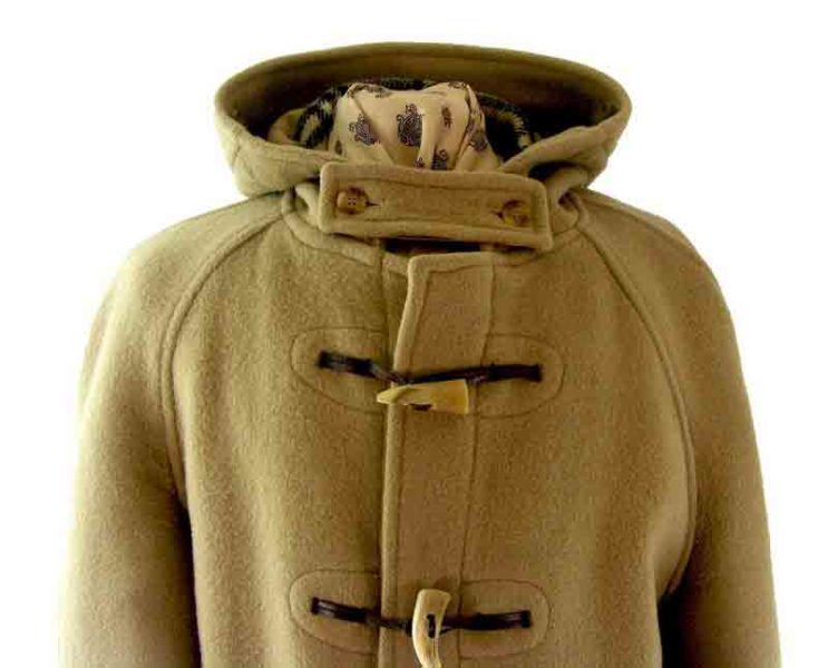 Vintage Burberry Duffle Coat With Hood Toggles Blue 17 Vintage Clothing