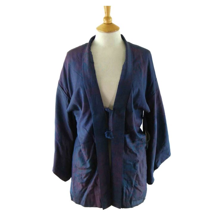 Blue Haori - Blue 17 Vintage Clothing