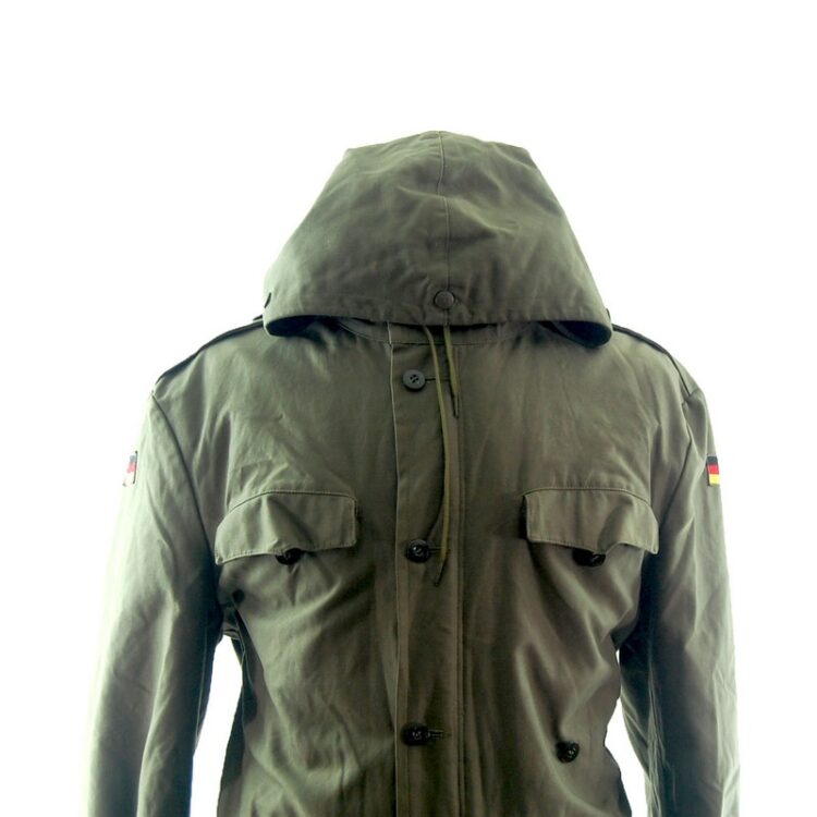 German Nato Parka - UK L - Blue 17 Vintage Clothing