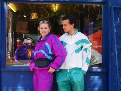 Shell suit done the iconic Liverpool Style Way - Blue 17 Vintage Clothing