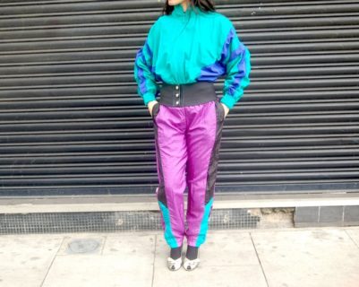 Shell suit done the iconic Liverpool Style Way - Blue 17 Vintage Clothing