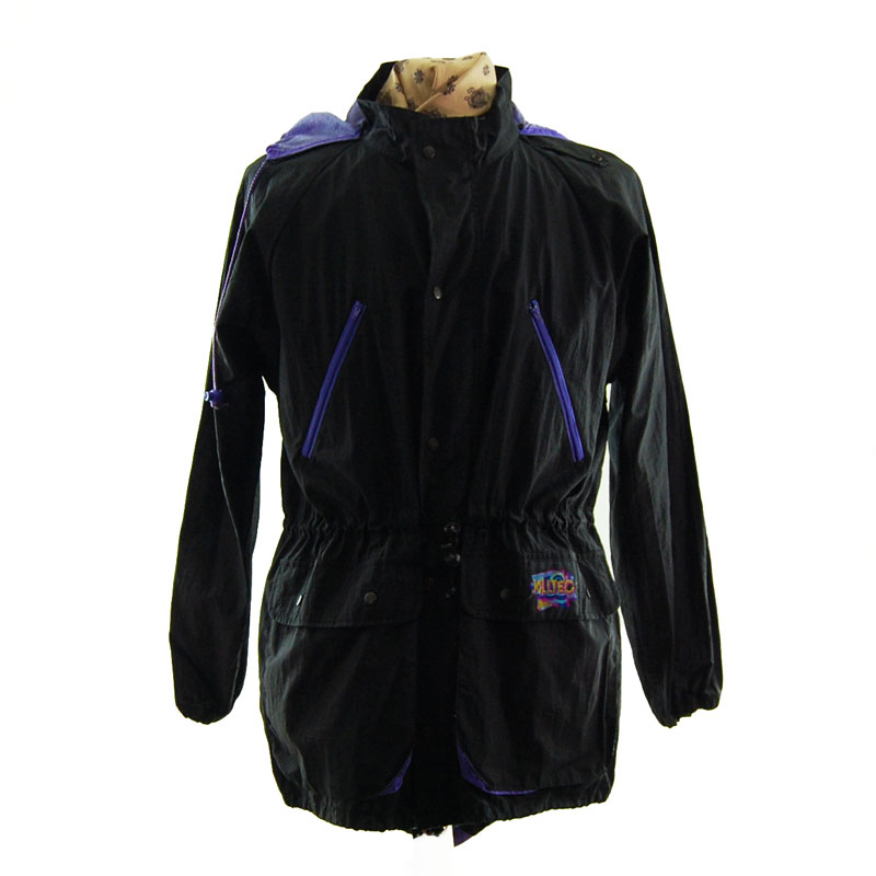 Vintage Killtec Windbreaker Jacket - UK XL - Blue 17 Vintage Clothing