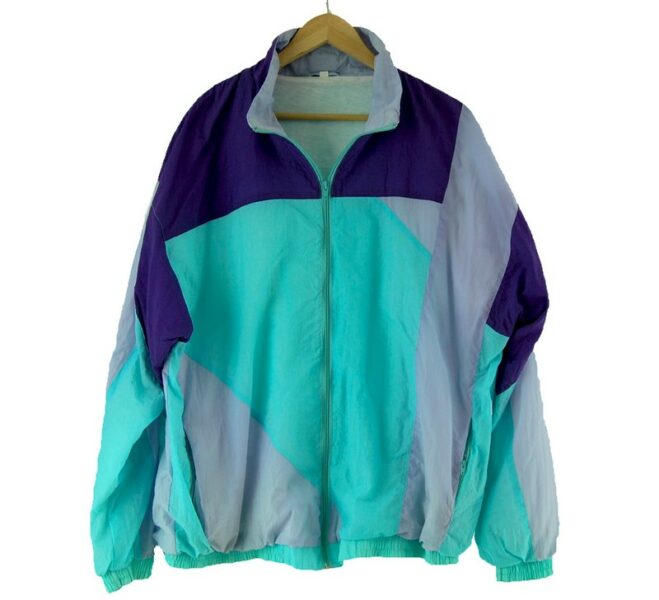 Light Blue Shell Suit - UK XL - Blue 17 Vintage Clothing