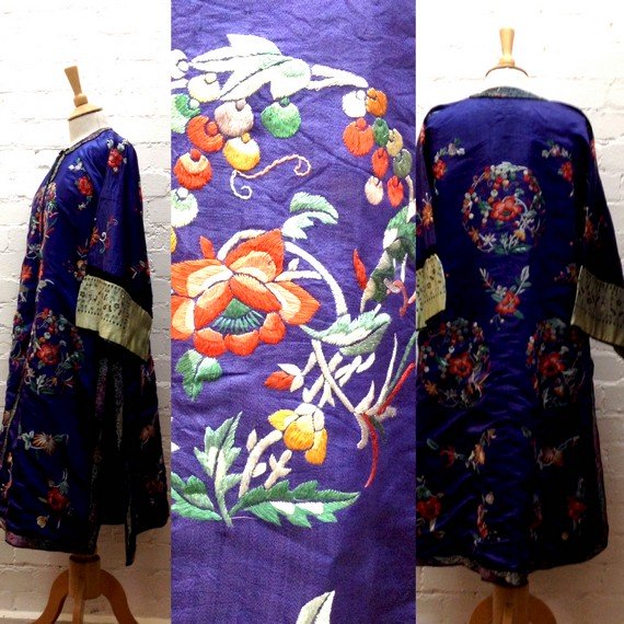 Machine Embroidery - A Beautiful Technique - Blue 17 Vintage Clothing