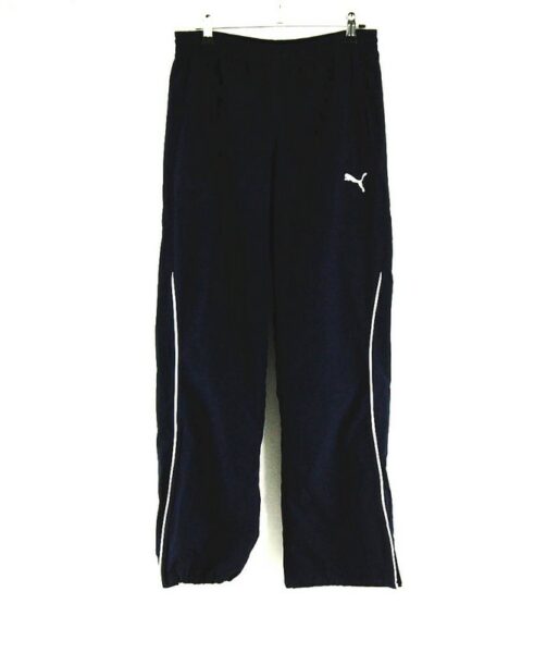 Puma Shell Suit Trousers - UK S - Blue 17 Vintage Clothing