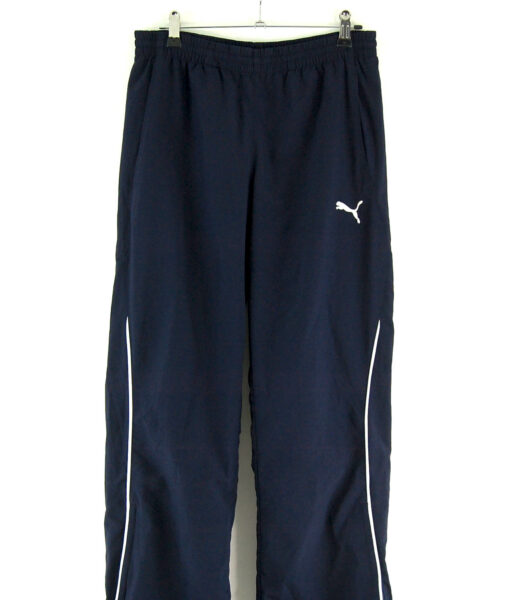 Puma Shell Suit Trousers - UK S - Blue 17 Vintage Clothing