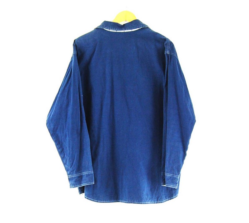 Quicksilver Reversible jacket - UK M - Blue 17 Vintage Clothing