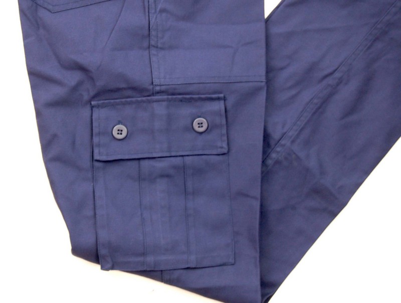 Blue Army Pants - UK XS - Blue 17 Vintage Clothing