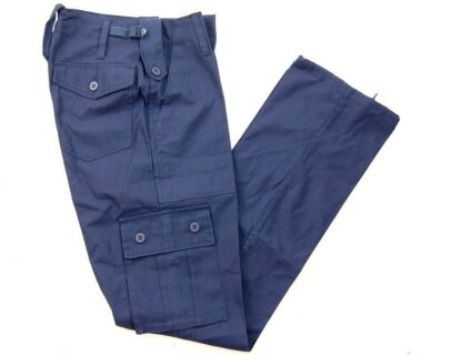 Blue Army Pants - UK XS - Blue 17 Vintage Clothing