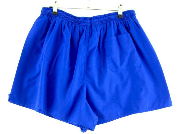 Blue Stretch Shorts - UK M - Blue 17 Vintage Clothing