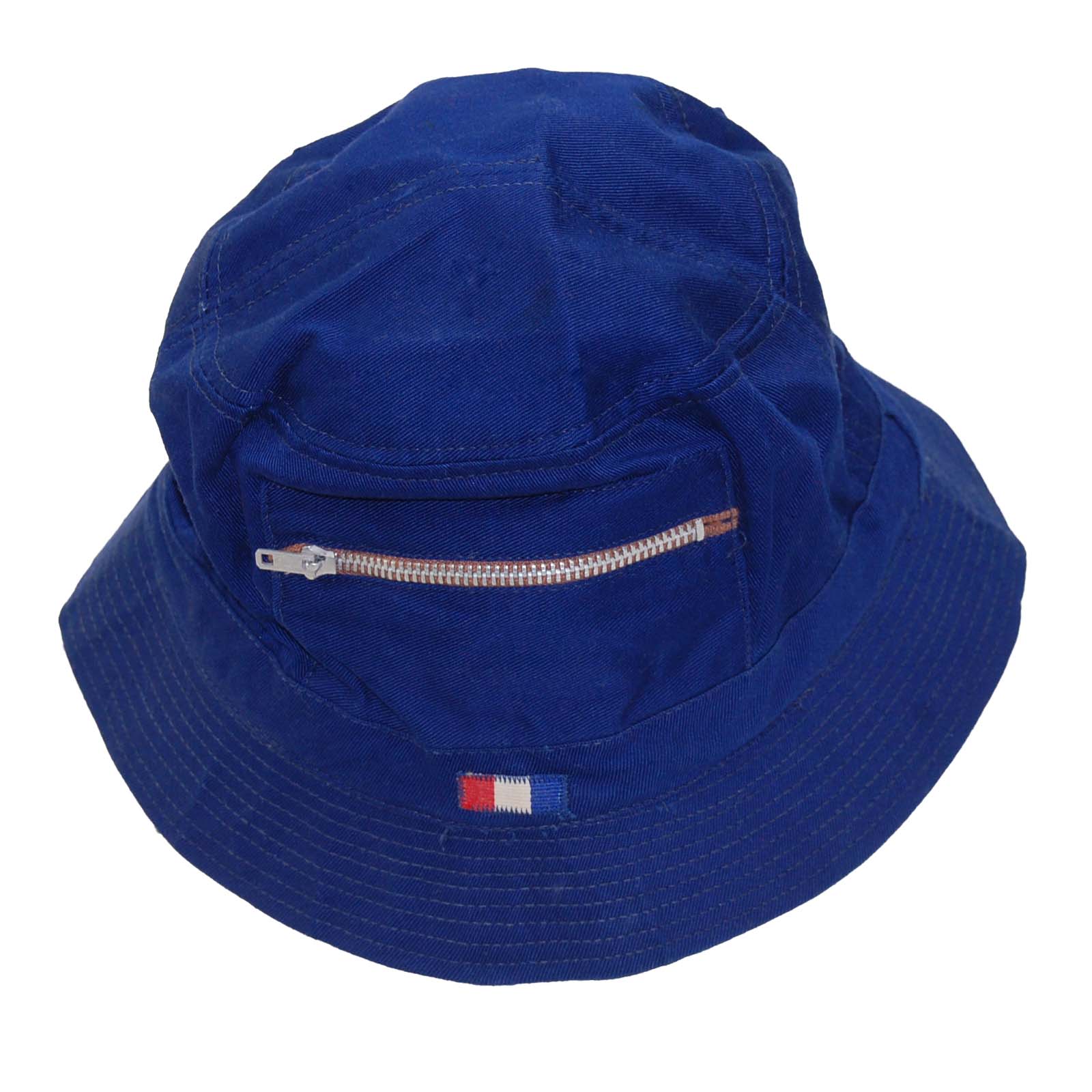 French Bucket Hat- Men's Size L - Blue 17 Vintage Clothing