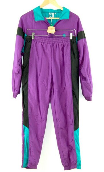 Multicoloured Shell suit - UK XS- Blue 17 Vintage Clothing