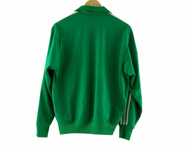 Mens Green Adidas Tracksuit Jacket - UK M - Blue 17 Vintage Clothing