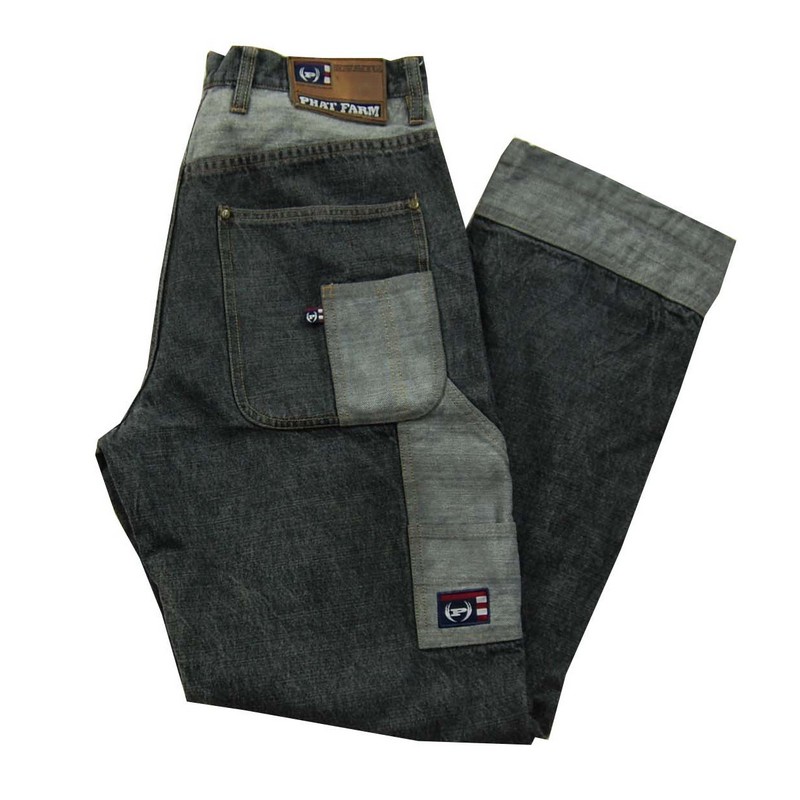 Phat Farm Carpenter Jeans - W32 X L32 - Blue 17 Vintage Clothing
