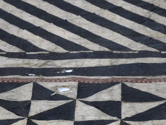 Bark Cloth - Fabric of the World - Blue 17 Vintage Clothing