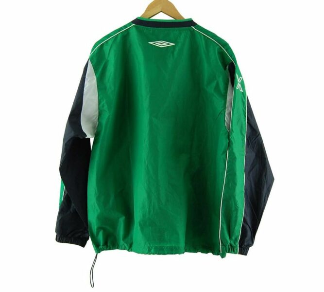 Umbro Retro Training Pullover Top - UK L - Blue 17 Vintage Clothing
