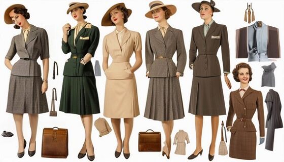 1930s Women's Fashion - Blue 17 Vintage Clothing