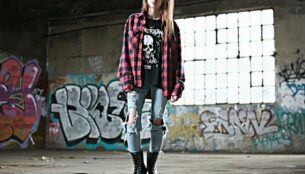 Key 90s Fashion Trends - Blue 17 Vintage Clothing